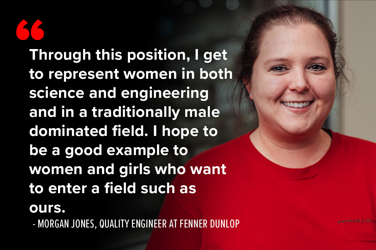Get to know Fenner Dunlop's Morgan Jones on International Day of Women ...